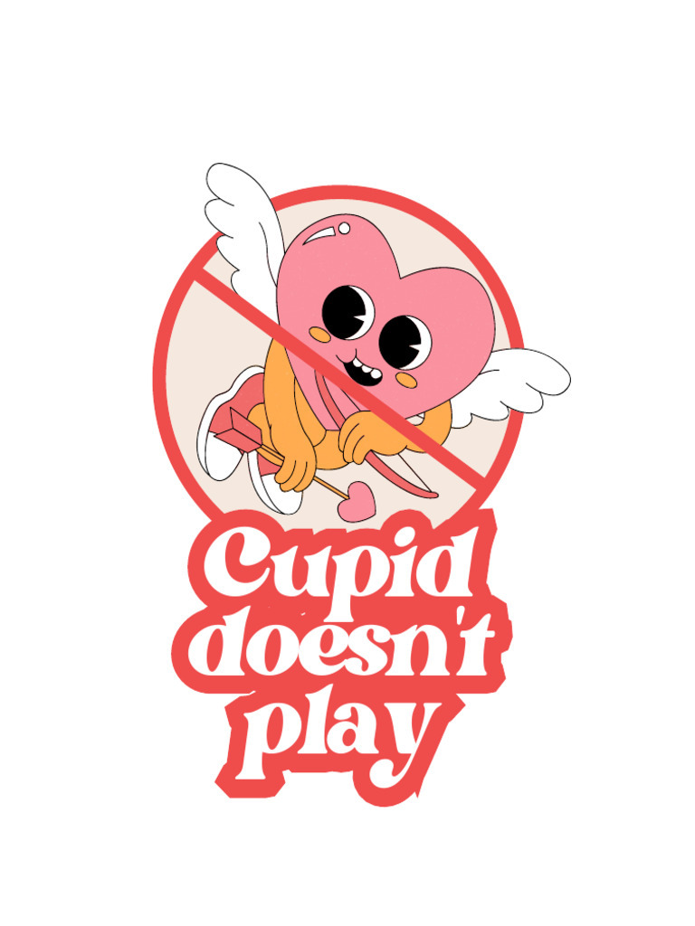 Camiseta Club Anti Cupido Retro Rojo | PDF