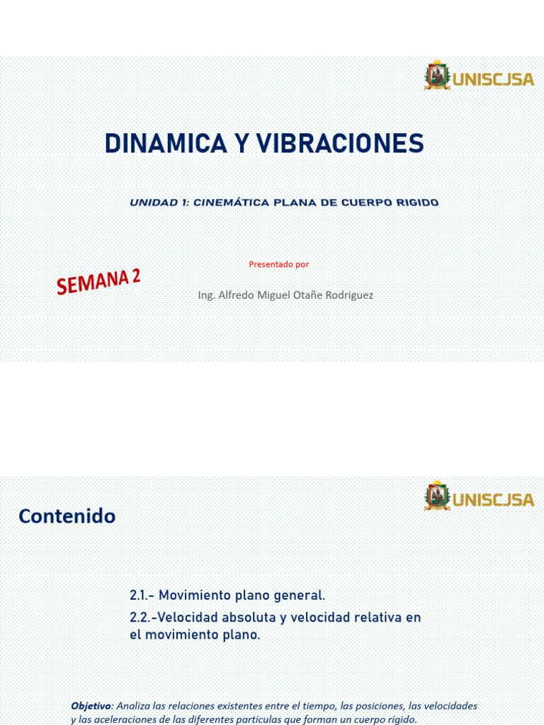 Dinamica 02A | PDF | Velocidad | Rotación