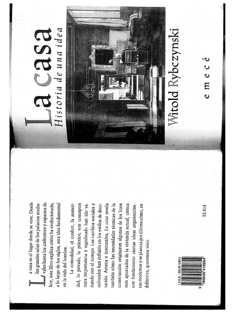 Rybczynski-La Casa Historia de Una Idea (Cap 3) | PDF