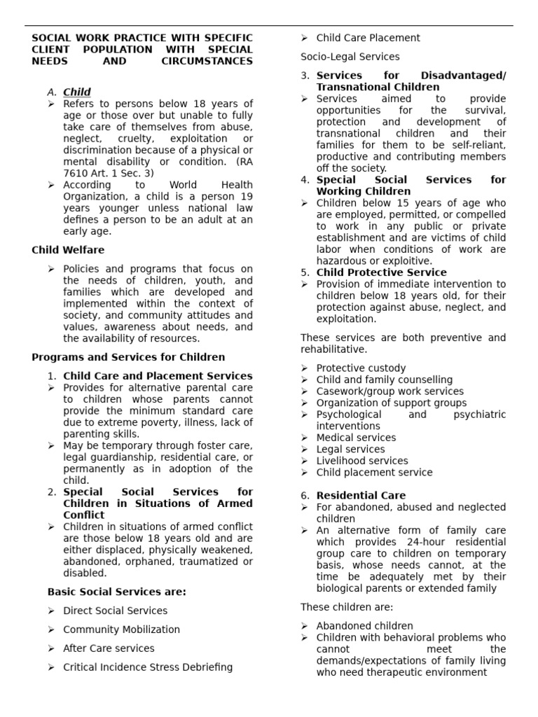 Social Work for Vulnerable Client Groups | PDF | Juvenile Delinquency ...
