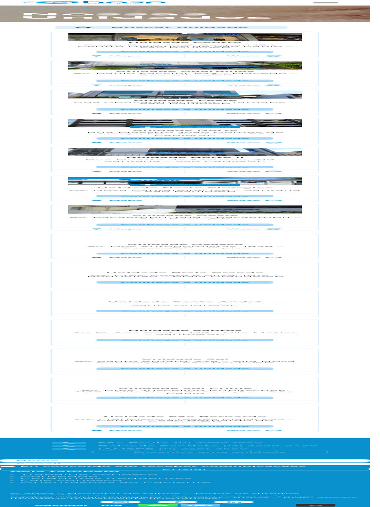 Nossas Unidades - Grupo HOSP | PDF | São Paulo | Brasil