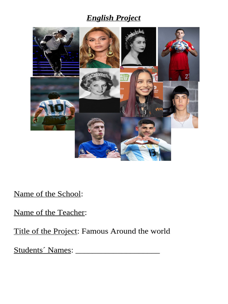 English Project 1ST YEAR | PDF | Linguistics