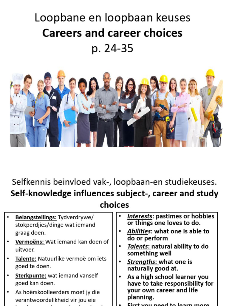 Career Choices | PDF