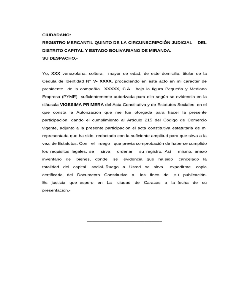 Modelo de Pyme | PDF | Compartir (Finanzas) | Cheque