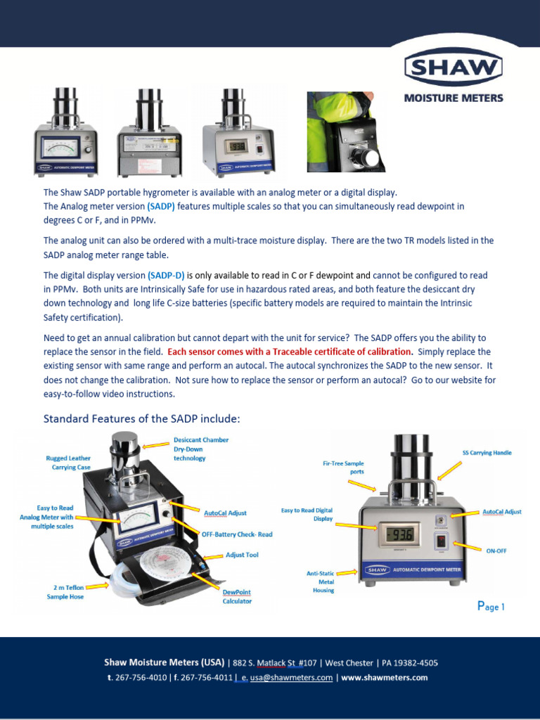 How To Use and Order An SADP Portable Hygrometer 250525 RJN Rev 12 ...