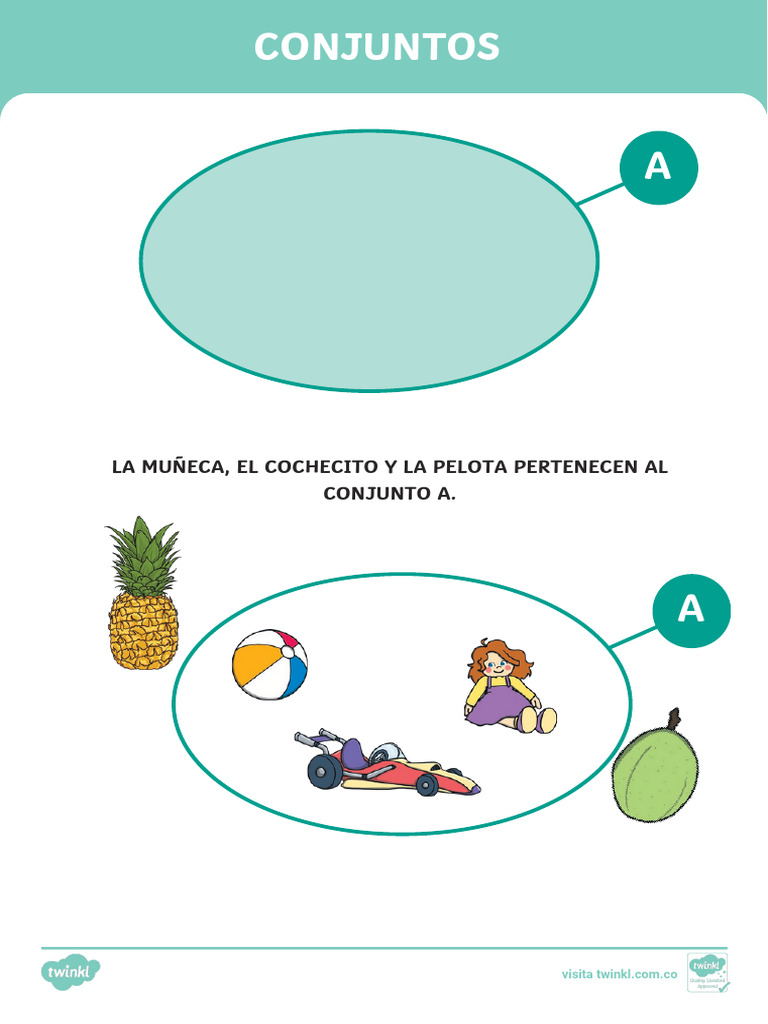 Conjuntos Pertenece y No Pertenece para Alumnos Con Autismo | PDF