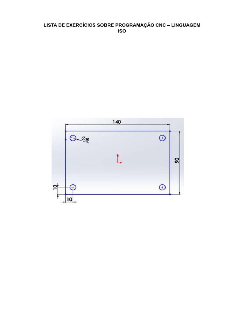 Exercícios de Programação CNC ISO | PDF