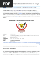 Armoiries de la RDC : Histoire et Signification | PDF