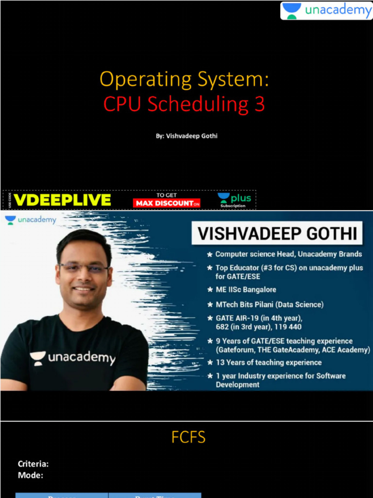 Operating System CPU Scheduling 3 No Anno | PDF