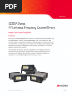 N9020B MXA Signal Analyzer Datasheet | PDF | Decibel | Hertz