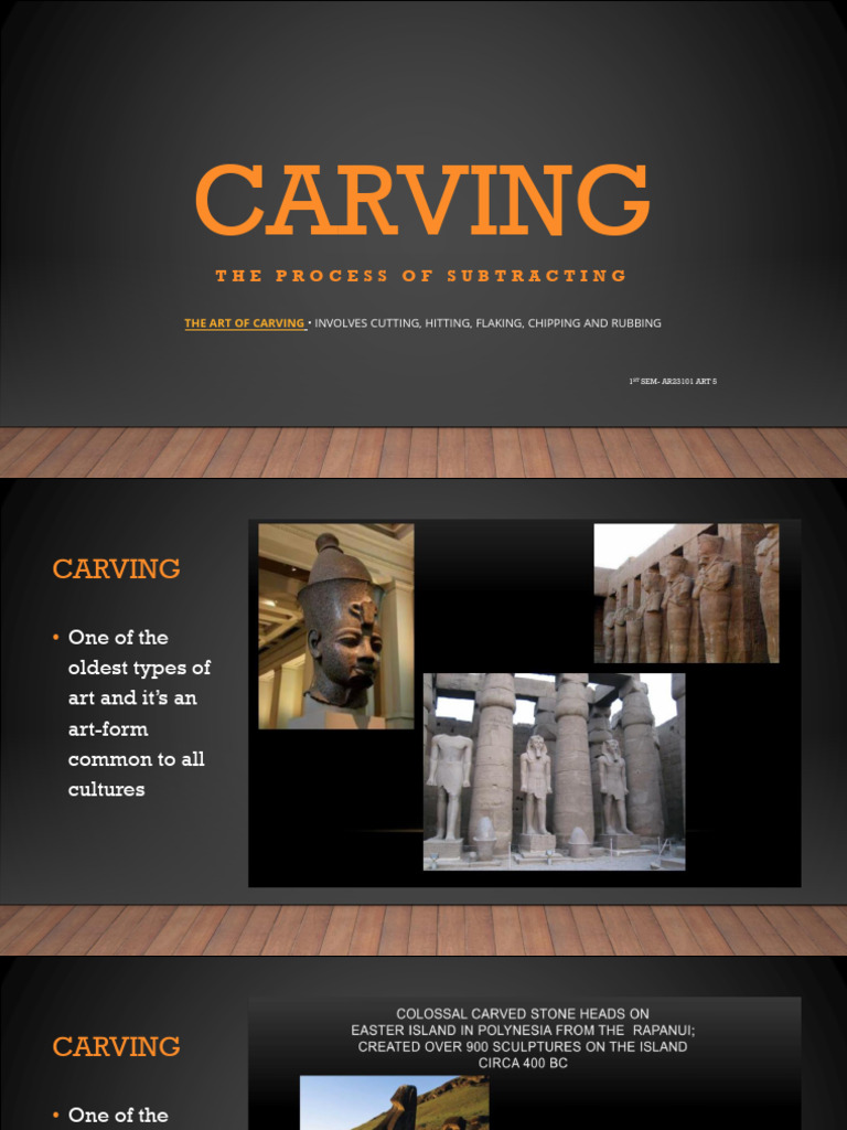 The Art and Tools of Carving Techniques | PDF | Wood Carving | Knife