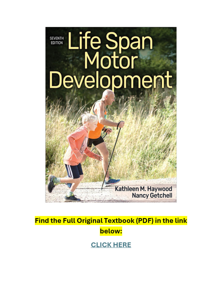 Life Span Motor Development 7th Edition | PDF | Developmental ...