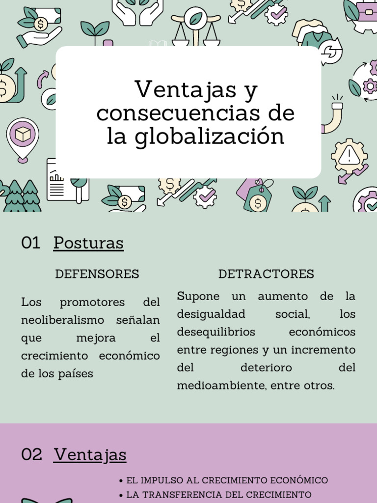 Ventajas y Consecuencias de La Globalizacion | PDF | Desempleo | Globalización