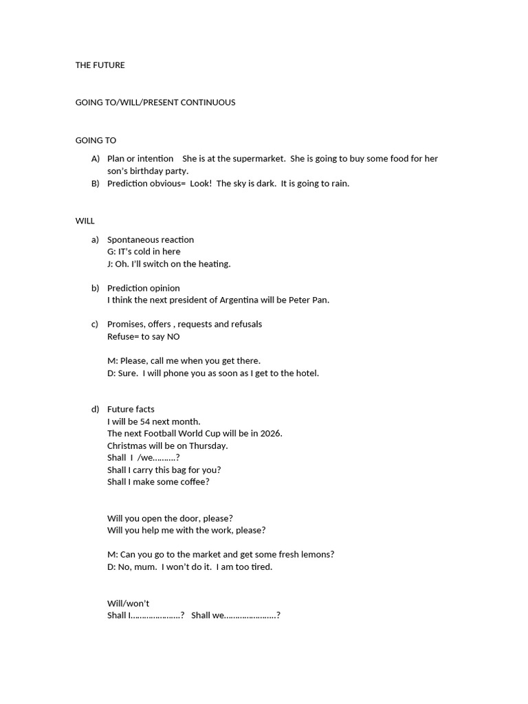 Int I B Classnotes June 2 | PDF