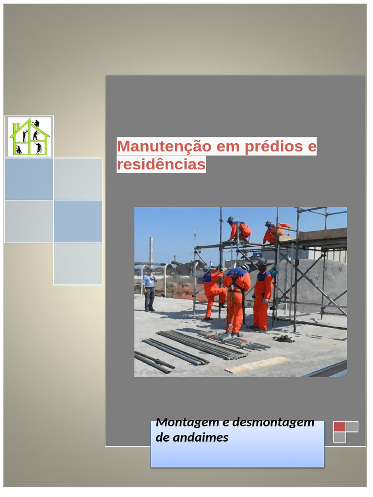 Memoria de Calculo Andaime | PDF | Resistência dos materiais | Andaime