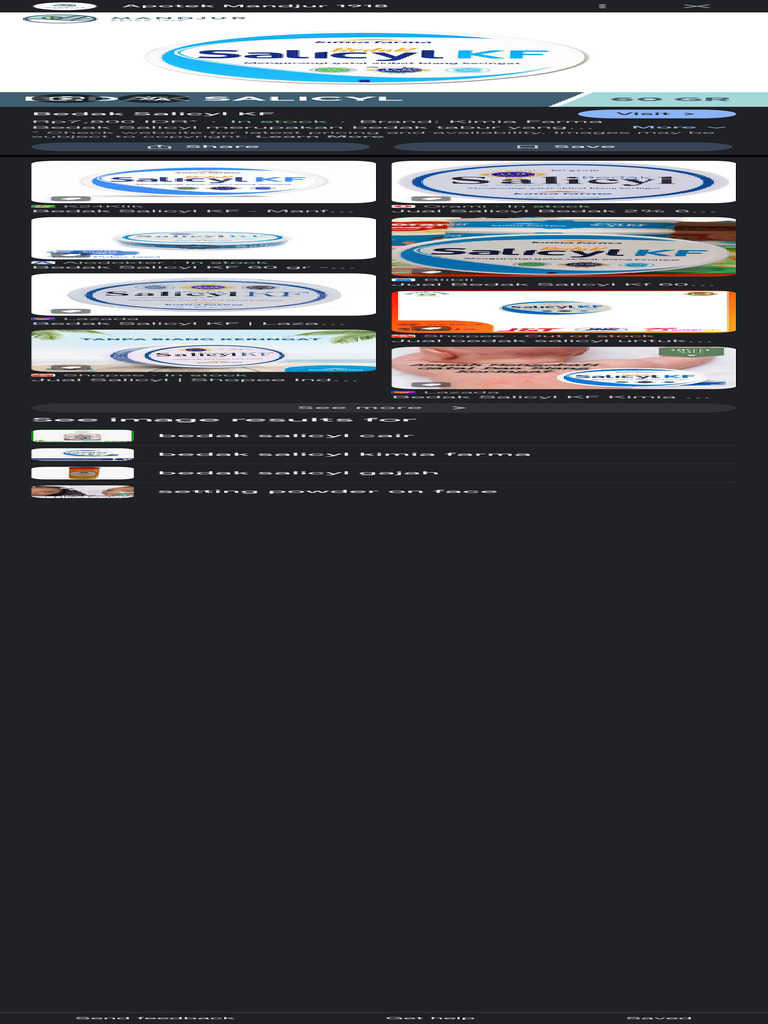 Bedak Salicyl - Google Search | PDF