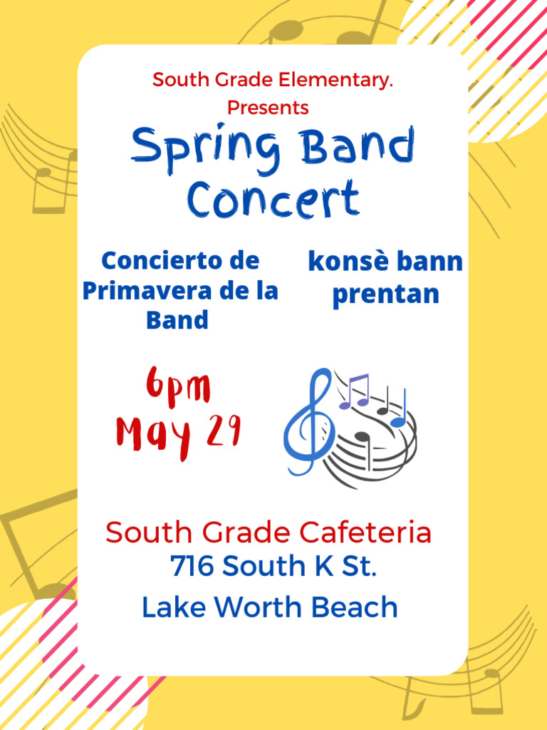 Band Spring Concert Flyer | PDF
