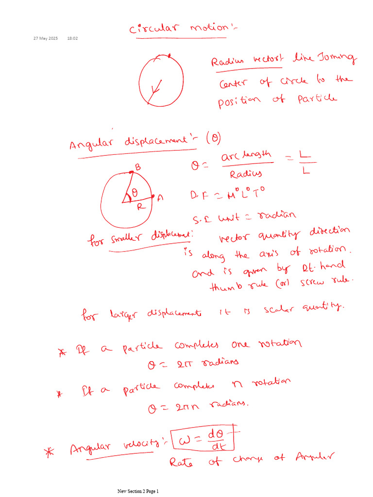 Circular Motion | PDF