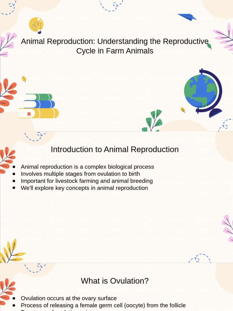 Animal Reproduction - 9th Grade | PDF | Fertilisation | Human Reproduction