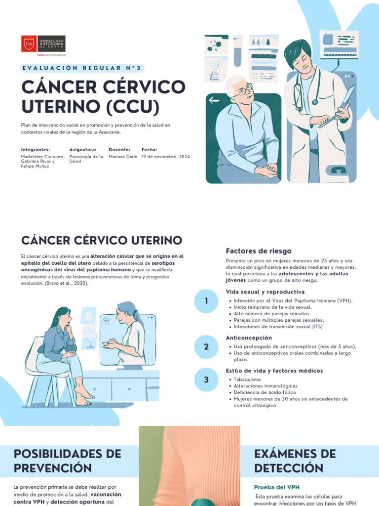 Cáncer Cervicouterino | PDF | Cáncer de cuello uterino | Medicina