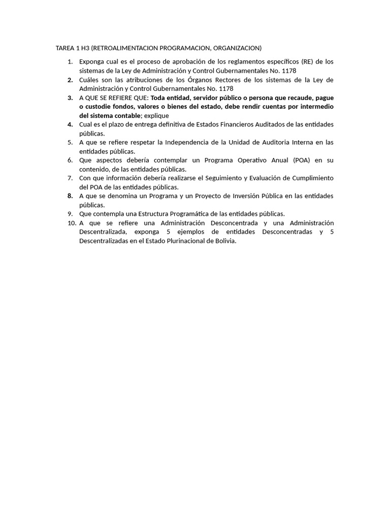 Tarea 1 h3 Spo Soa Sap | PDF