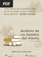 La Sombra Del Viento Carlos Ruiz Zafón | PDF