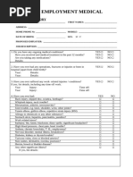OGUK Medical Form | PDF | Hemorrhoid | Dermatitis