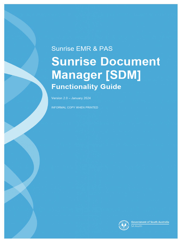 Sunrise Document Manager (SDM) : Functionality Guide | PDF | Icon (Computing) | Image Scanner