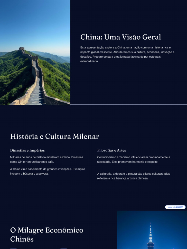 China-Uma-Visao-Geral - PPTX 20250526 105316 0000 | PDF