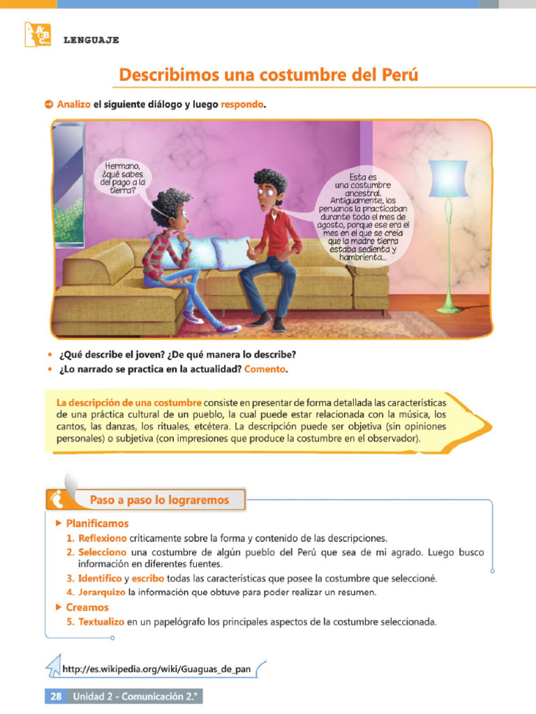 La Descripción de Una Costumbre | PDF