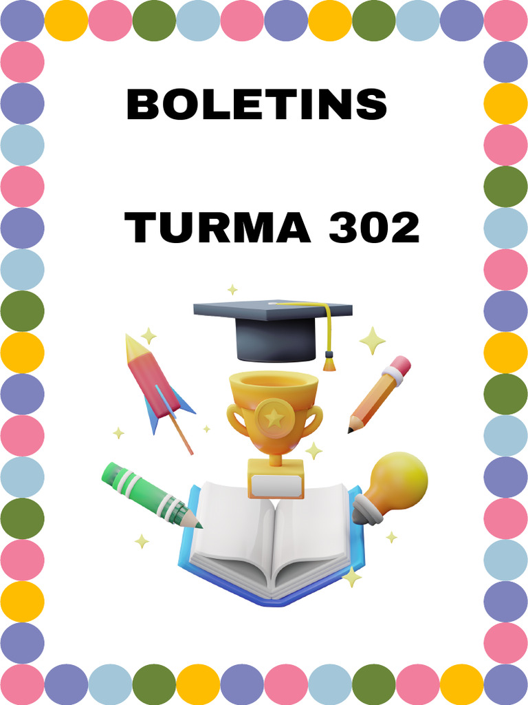 Capa de Boletins Turmas PDF | PDF