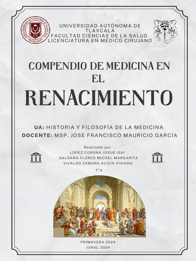 Medicina en El Renacimiento Compendio | PDF | Medicina | Anatomía