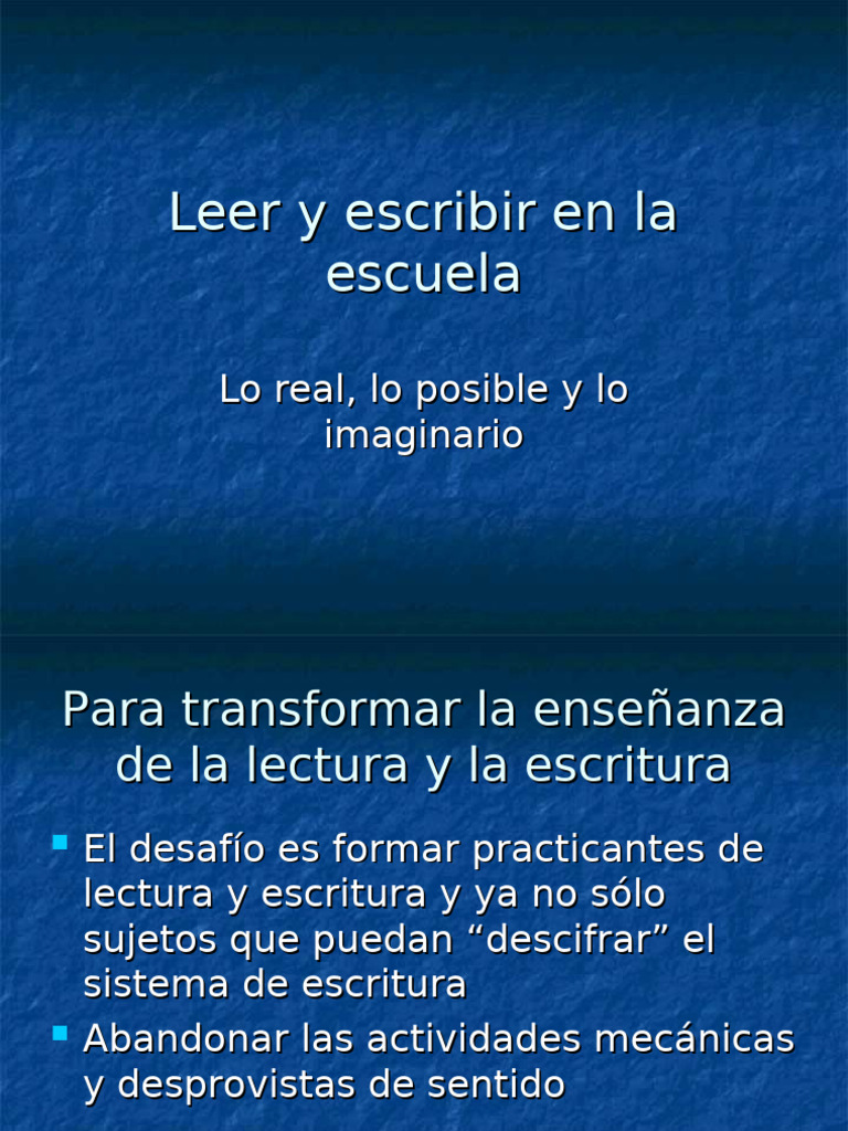 22-Leer y Escribir en La Escuela Power Capac | PDF | Literatura | Escuelas