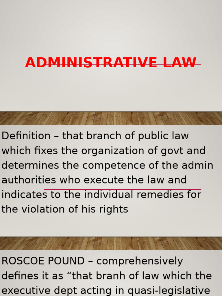 Administrative Law - Powerpoint.april2025.fls | PDF | Subpoena Duces ...