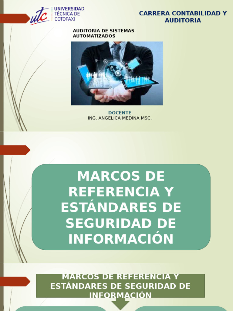 2.2 Marcos de Referencia y Estándares de Seguridad de Información | PDF ...