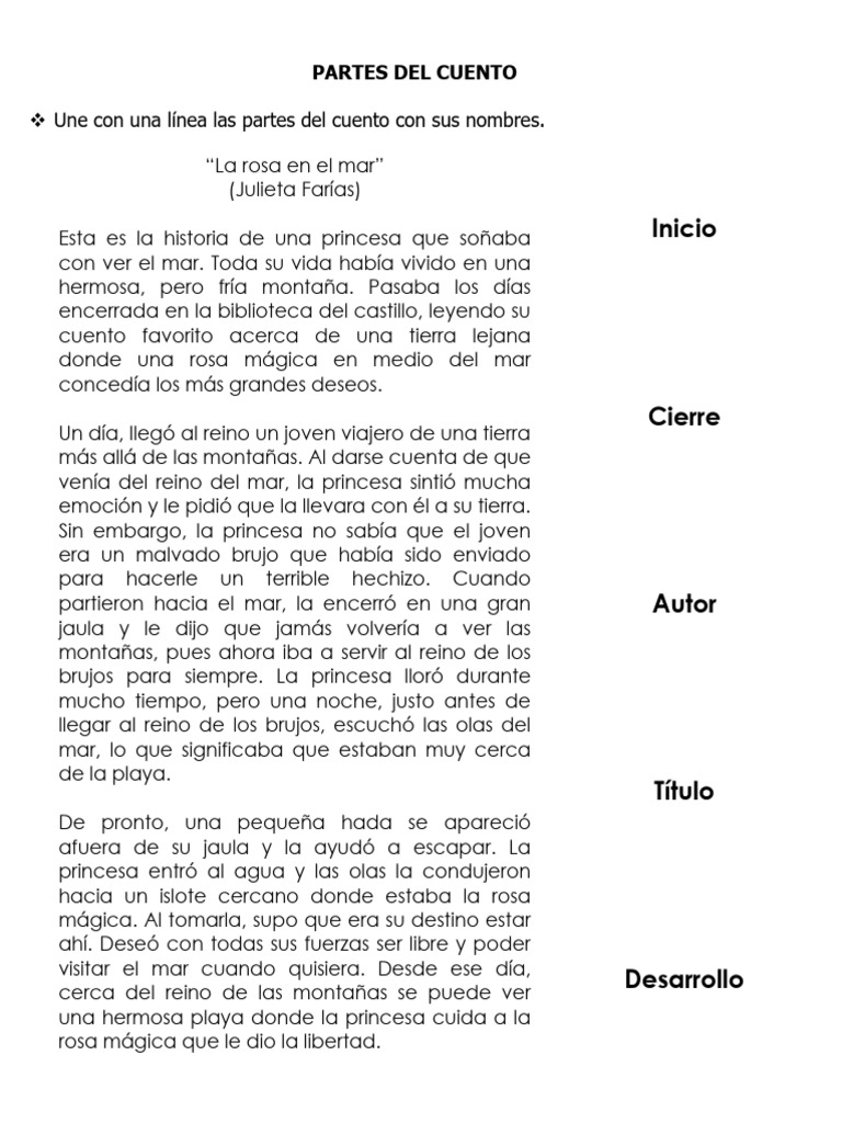 Partes Del Cuento | PDF