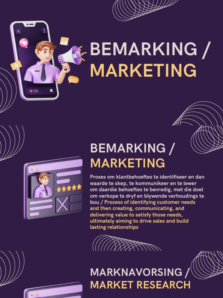 Bemarking en Marknavorsing Definisies | PDF