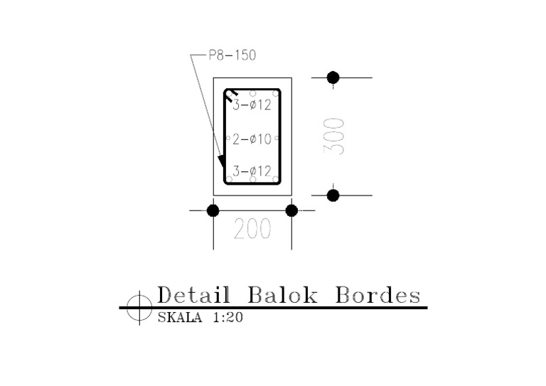 Detail Balok Bordes | PDF