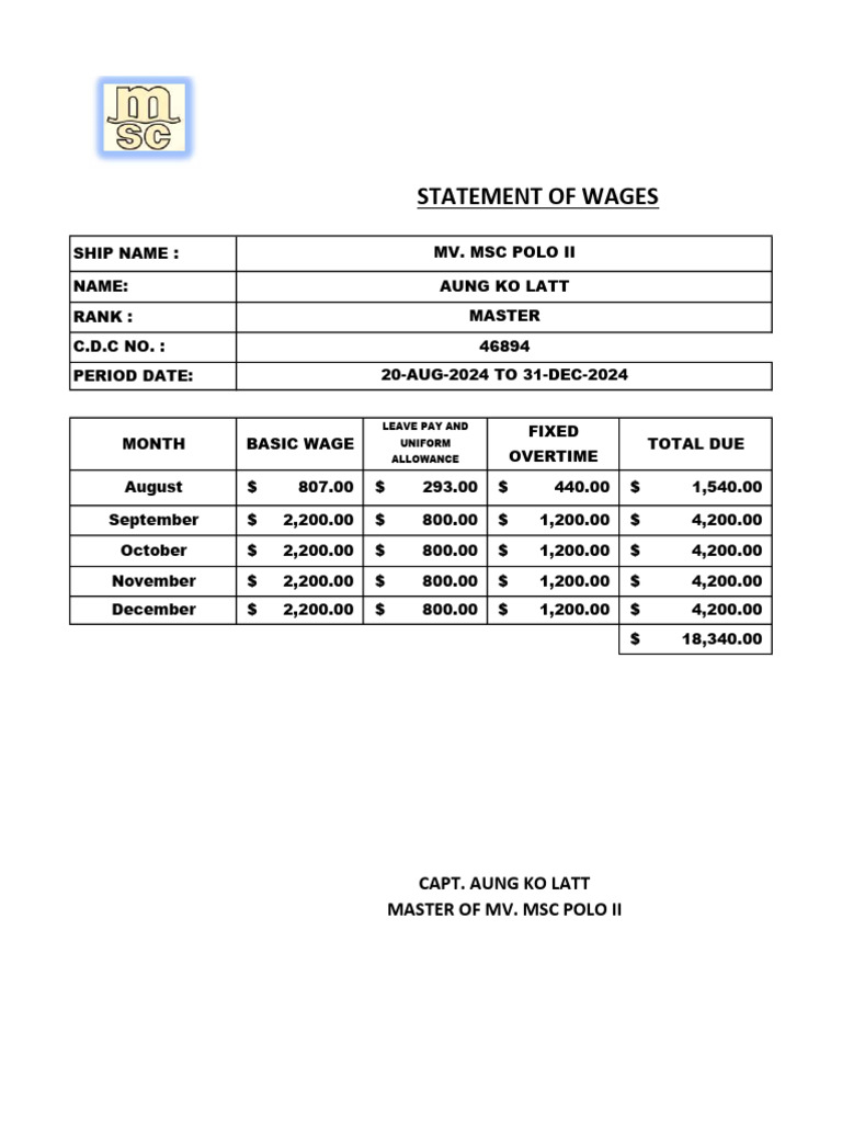 MSC POLO II PORTAGE BILL 1_808c7404-f448-4b54-85f9-a5caa576fa1c | PDF