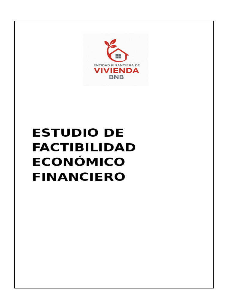 Estudio de Factibilidad | PDF