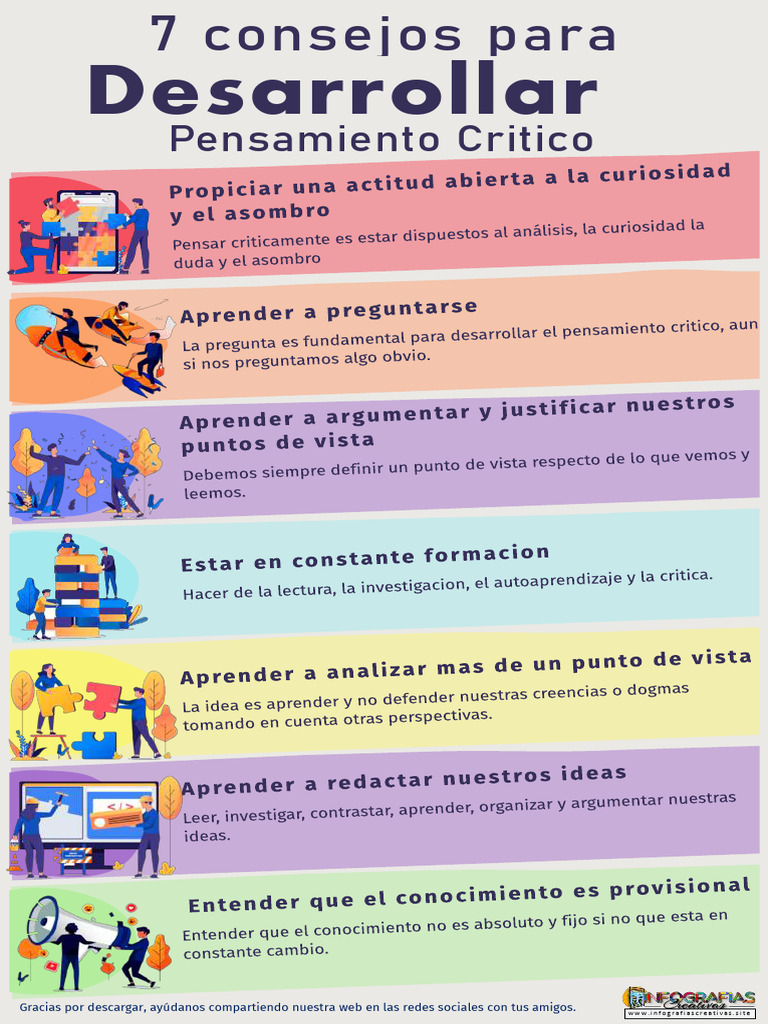 7 Consejos Para Mejorar El Pensamiento Crítico Pdf