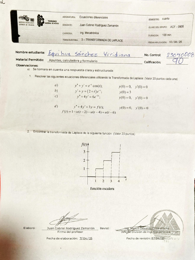 Examen T3 | PDF | Objetos matemáticos | Matemáticas