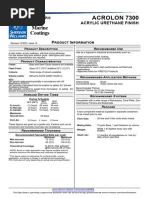 Pro Industrial Water Based Acrolon 100 | PDF | Corrosion | Concrete