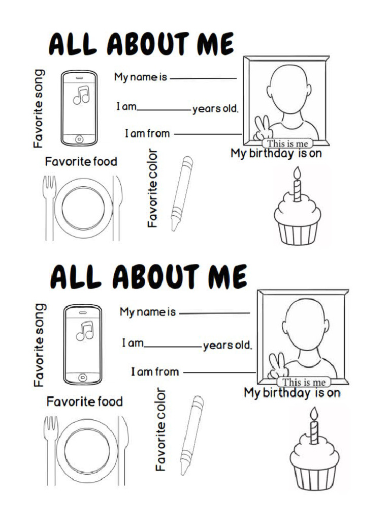 All About Me | PDF