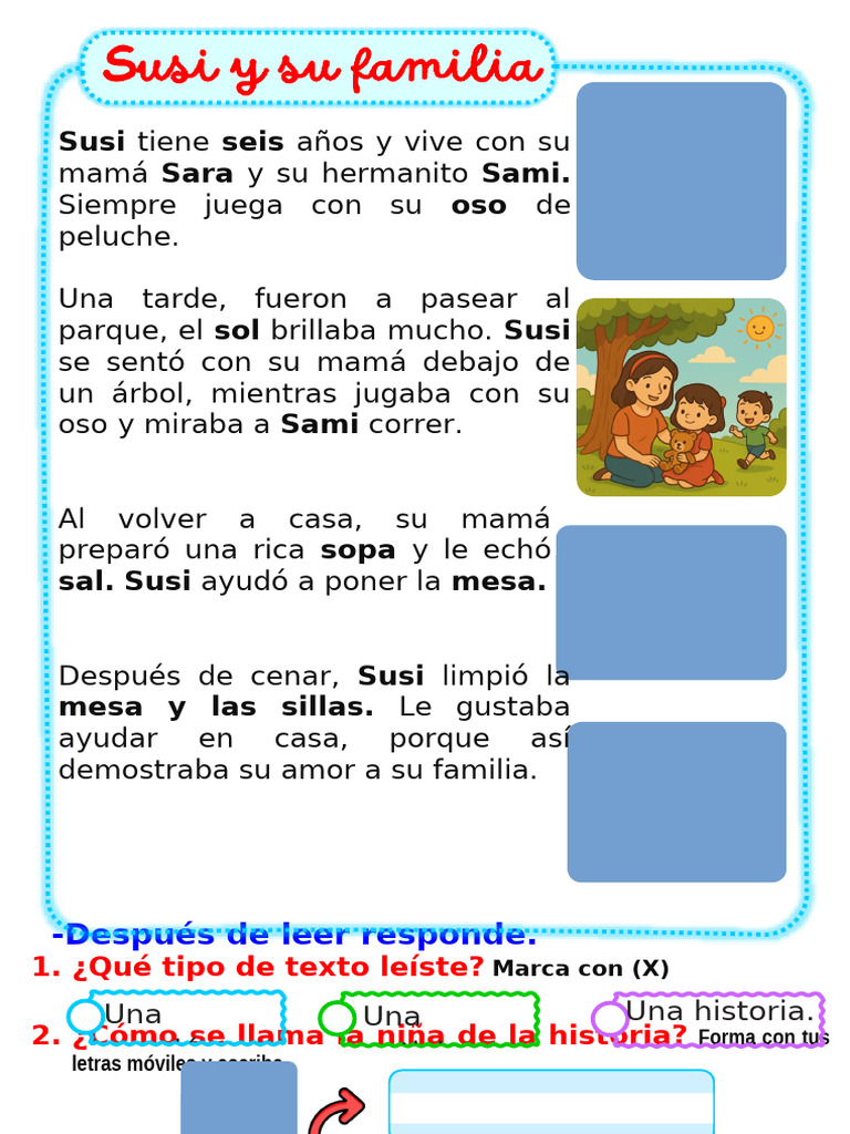 Susi y Sami: Aprendiendo a Leer | PDF