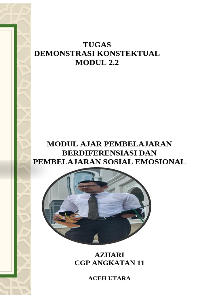 Tugas Modul 2.2 Demonstrasi Konstektual Modul Ajar Pembelajaran ...