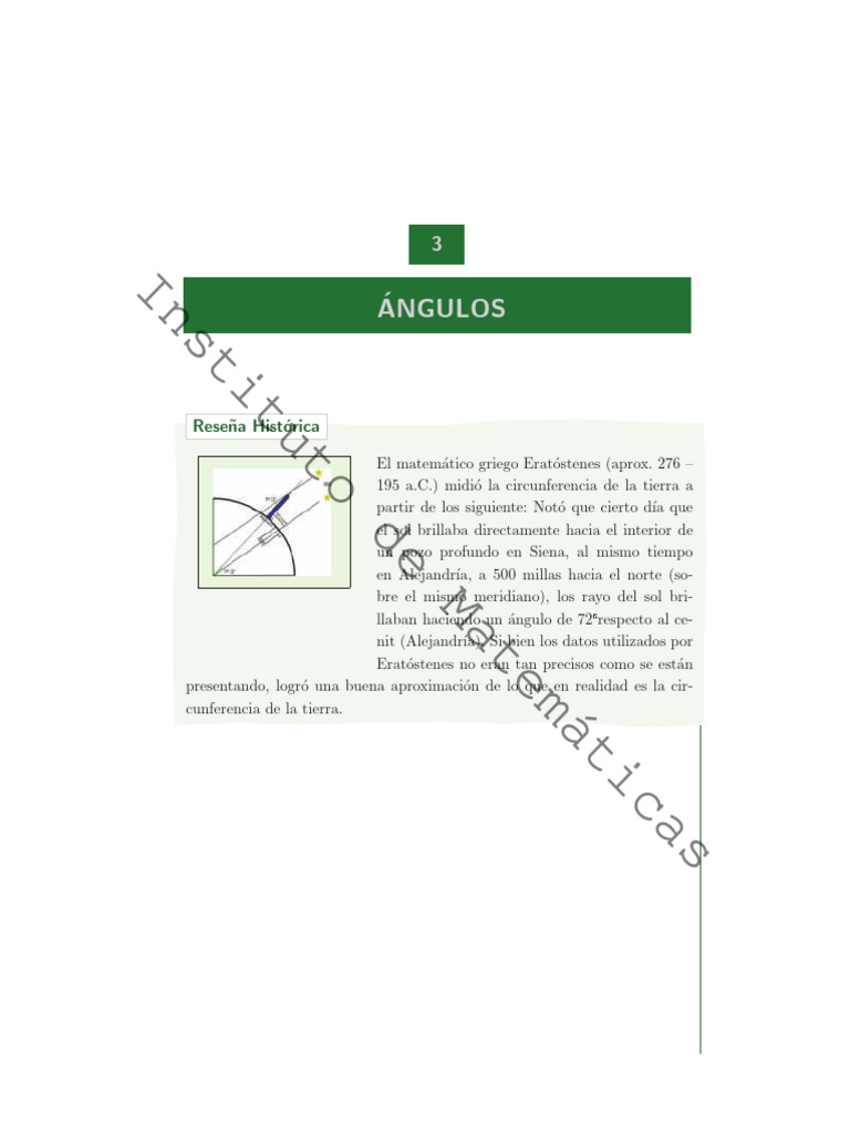 Manejo de Ángulos en Matemáticas | PDF | Ángulo | Geometría Elemental