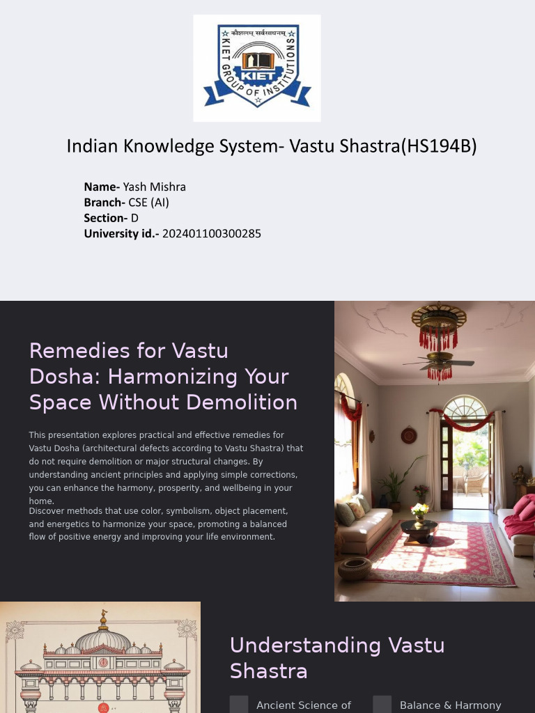 Yash Mishra PPT Vastu ESE | PDF | Gemstone