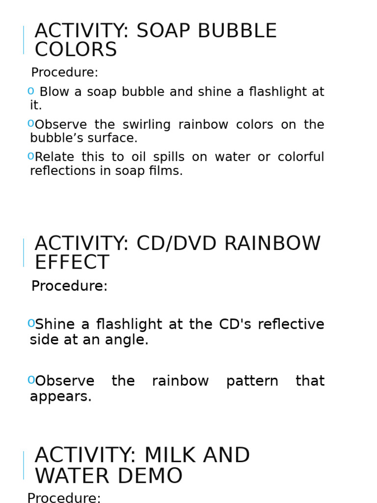 Activity Interference | PDF