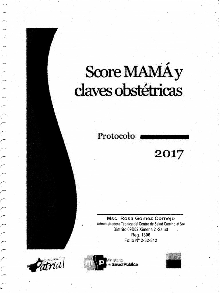 Score Mamá y Claves Obstétrica | PDF